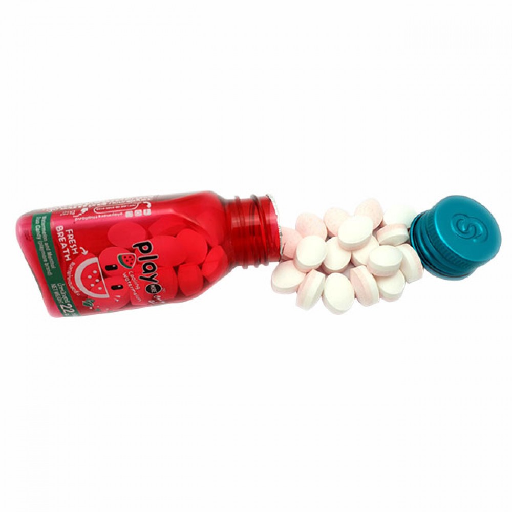 Kẹo ngậm the mát Play More vị dưa hấu thái lan dạng hủ 22g - Ăn Vặt ...